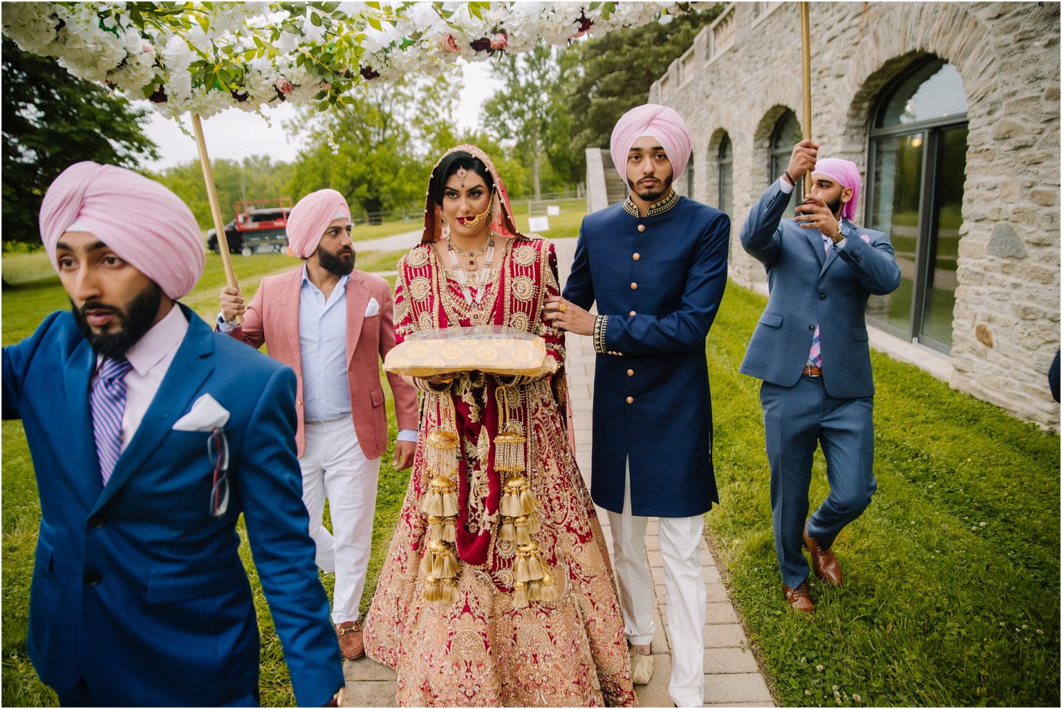 Sikh Live Wedding Ceremony Painting: Anand Karaj Ideas